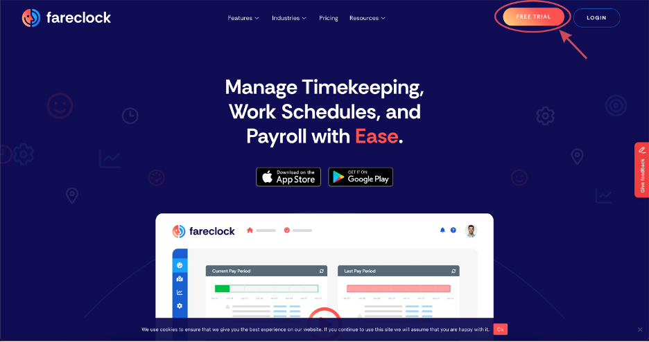 Setting Up Your Free Trial – Fareclock Support