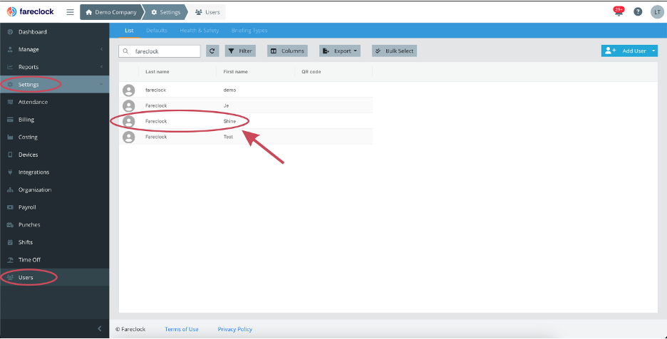 Teams, Jobs, and Devices Schedule – Fareclock Support
