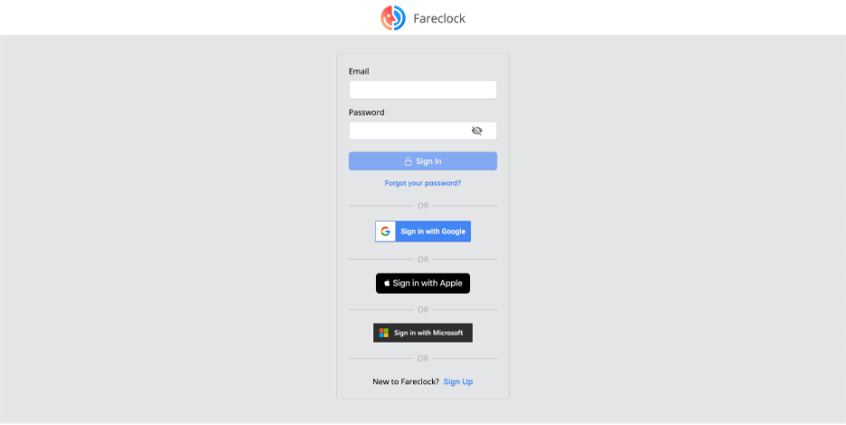Available Login Security Features – Fareclock Support