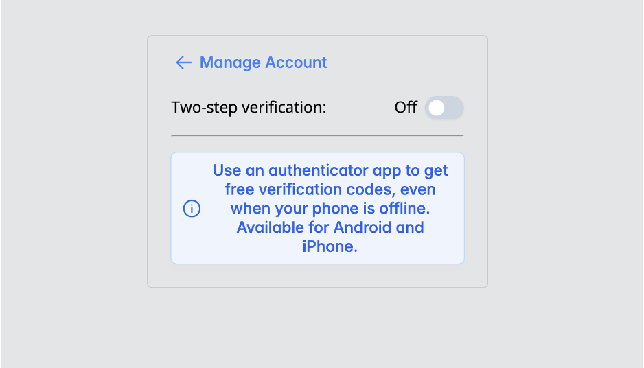 Available Login Security Features – Fareclock Support